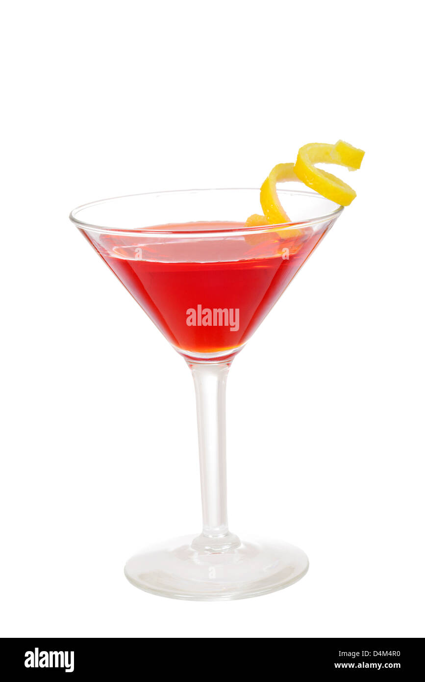 Lemon martini Cut Out Stock Images & Pictures - Alamy