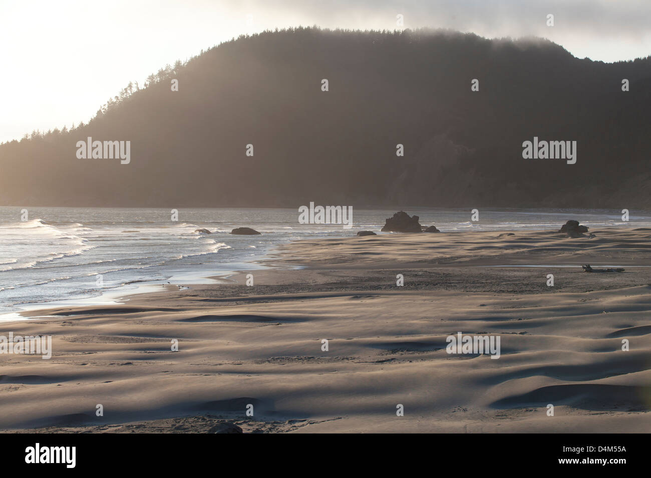 Early morning at the beach of Brookings, Oregon,USA Stock Photo - Alamy