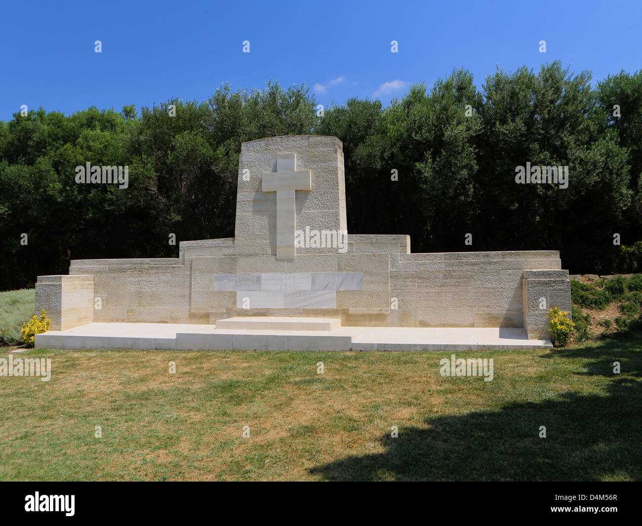 Ari Burnu Great War military cemetery near Anzac Cove on the Gallipoli ...
