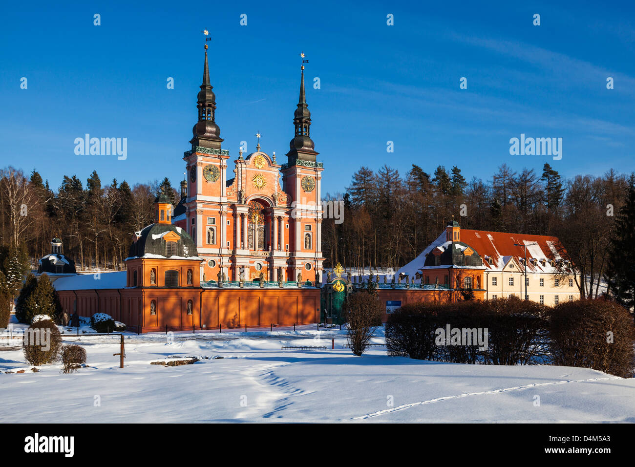 Swieta Lipka (Holy Lime), baroque Pilgrimage Church, Masuria region ...