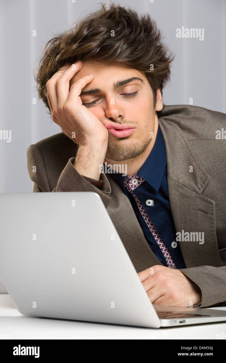 Male overworked hi-res stock photography and images - Alamy