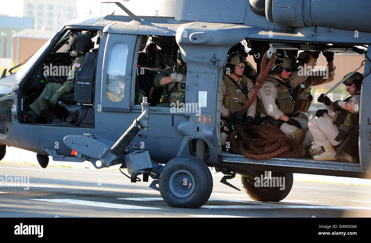 Maritime Safety and Security Team (MSST) 91104 conducts training ...