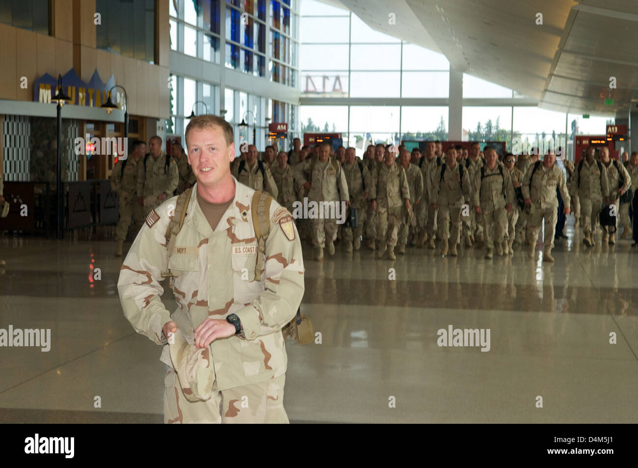 Port Security Unit 313 returned from a deployment, marking their ...