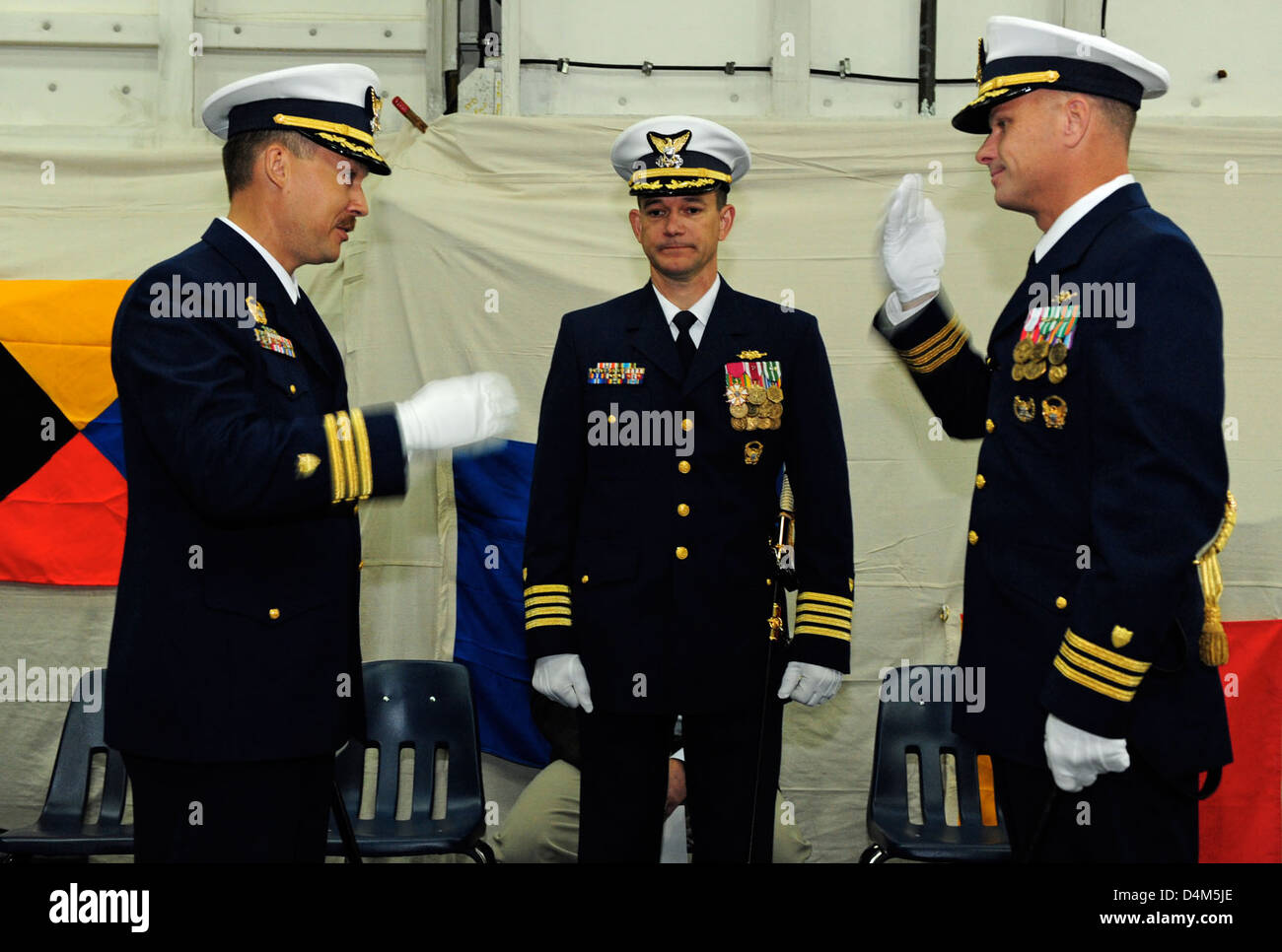 The U.S. Coast Guard Cutter Alex Haley underwent a change of command in Kodiak, Alaska. The ...