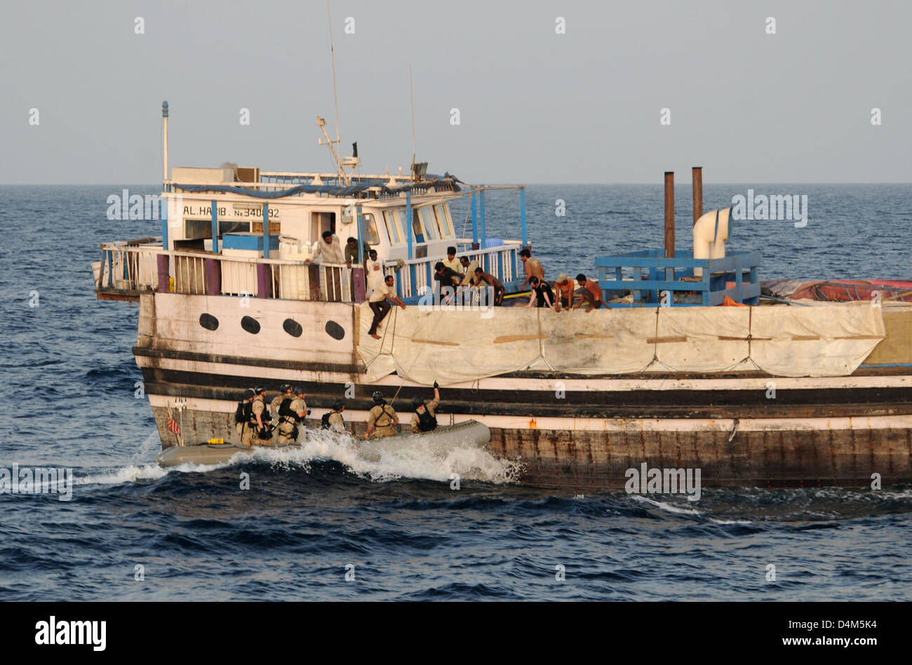 Vessel boarding search and seizure vbss team hi-res stock photography ...
