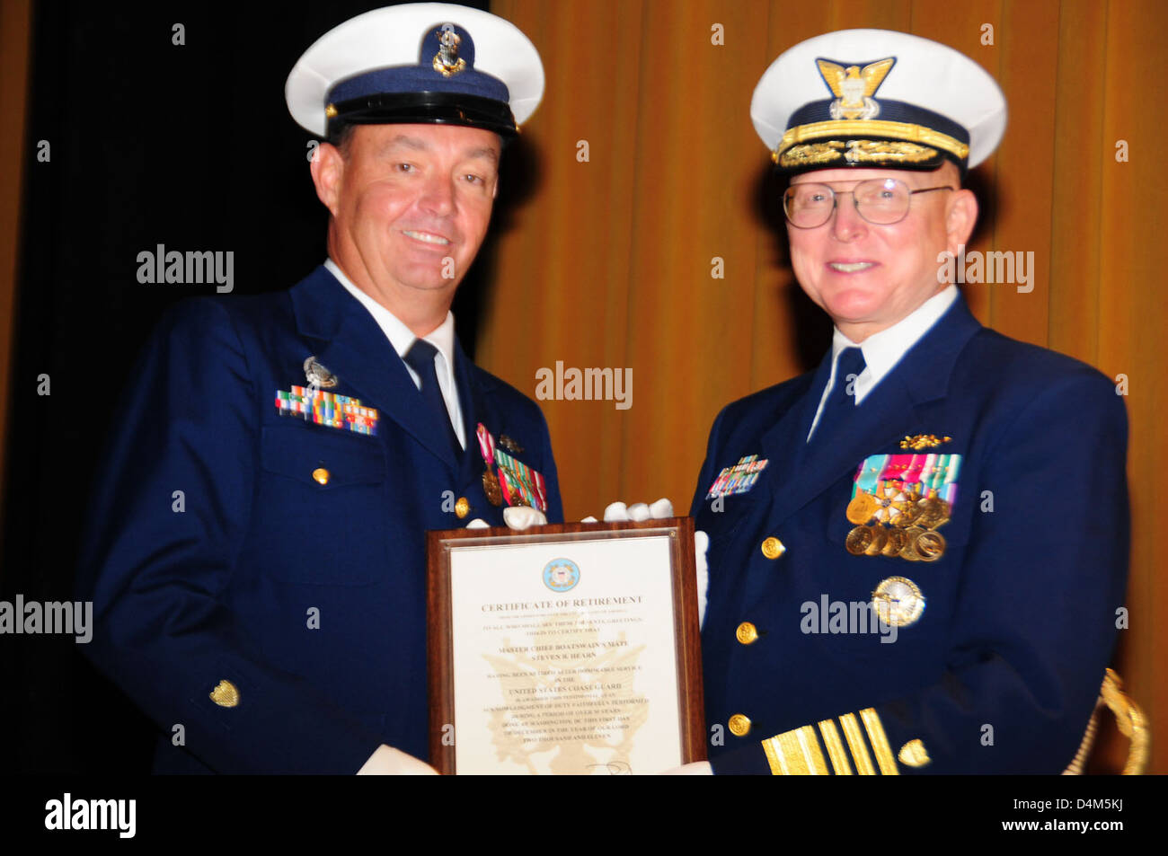 Master chief petty officer of the coast guard hi-res stock photography ...