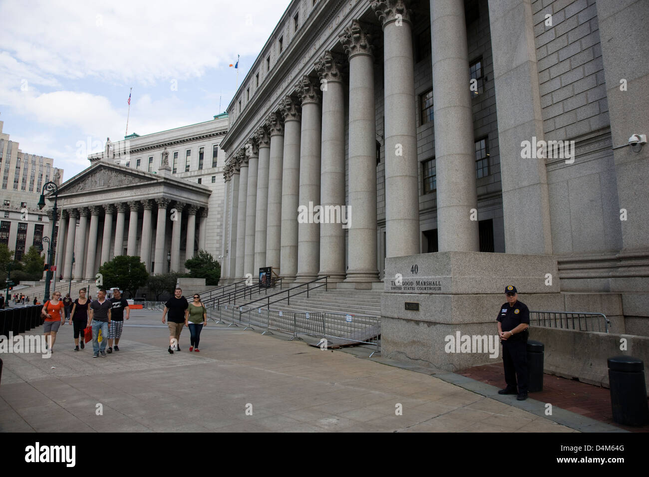 The Thurgood Marshall United States Courthouse at 40 Centre Street on ...