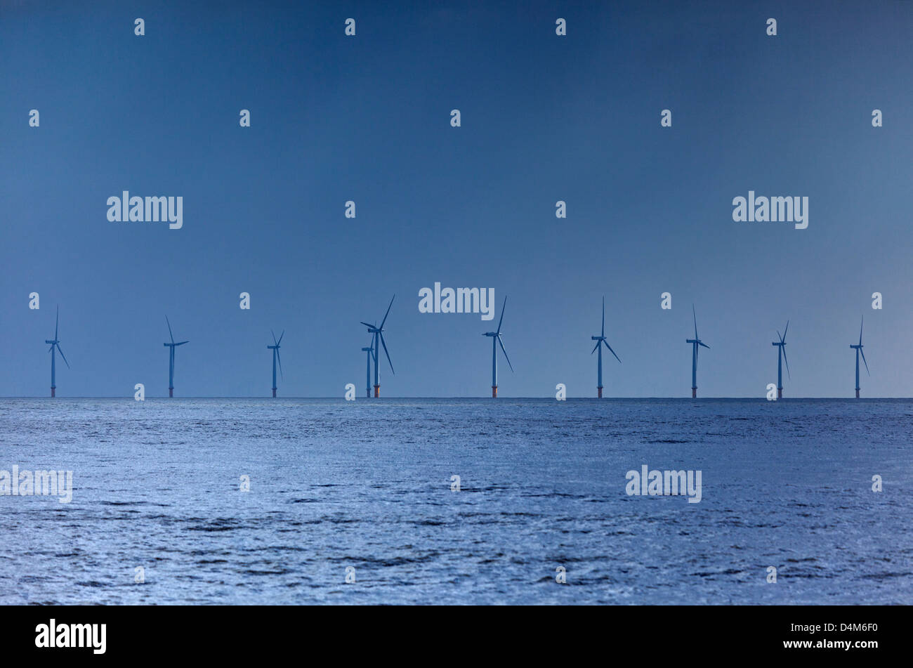 Gunfleet Sands Offshore Wind Farm Stock Photo - Alamy