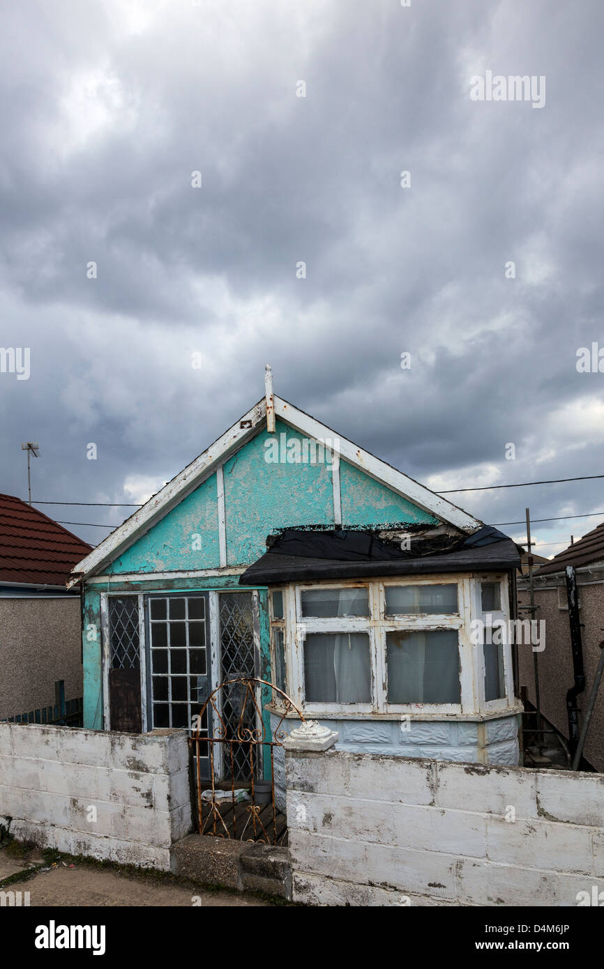 Dilapidated and Run Down Housing in Jaywick, Essex Stock Photo - Alamy