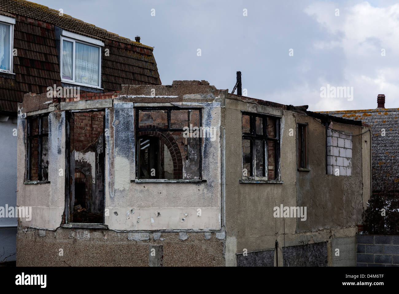 Dilapidated and Run Down Housing in Jaywick, Essex Stock Photo - Alamy