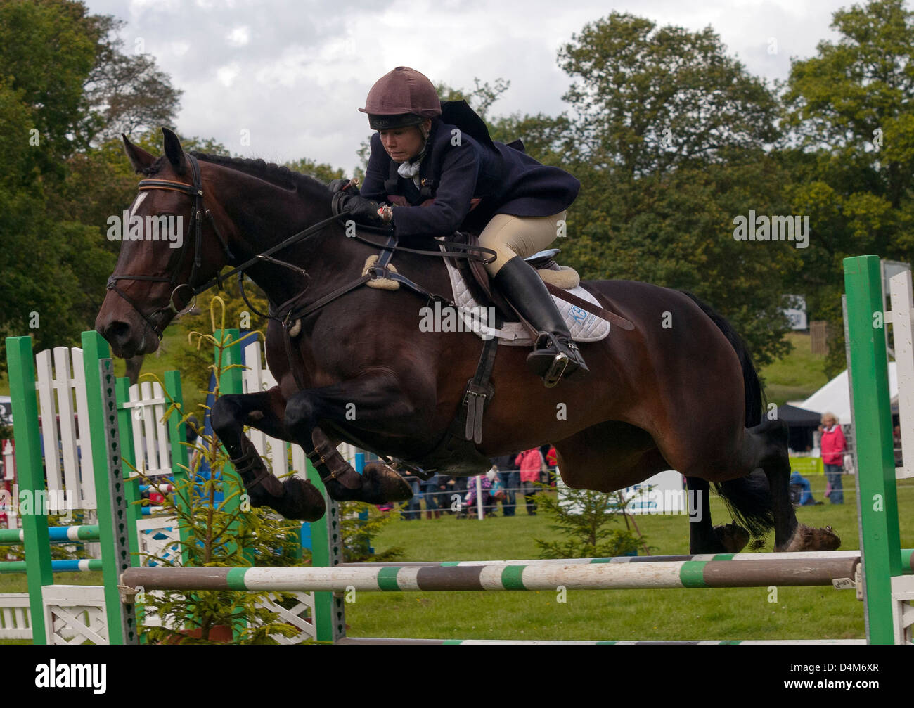 Show jumping action at Gillespie Macandrew Hopetoun House Horse Trials ...