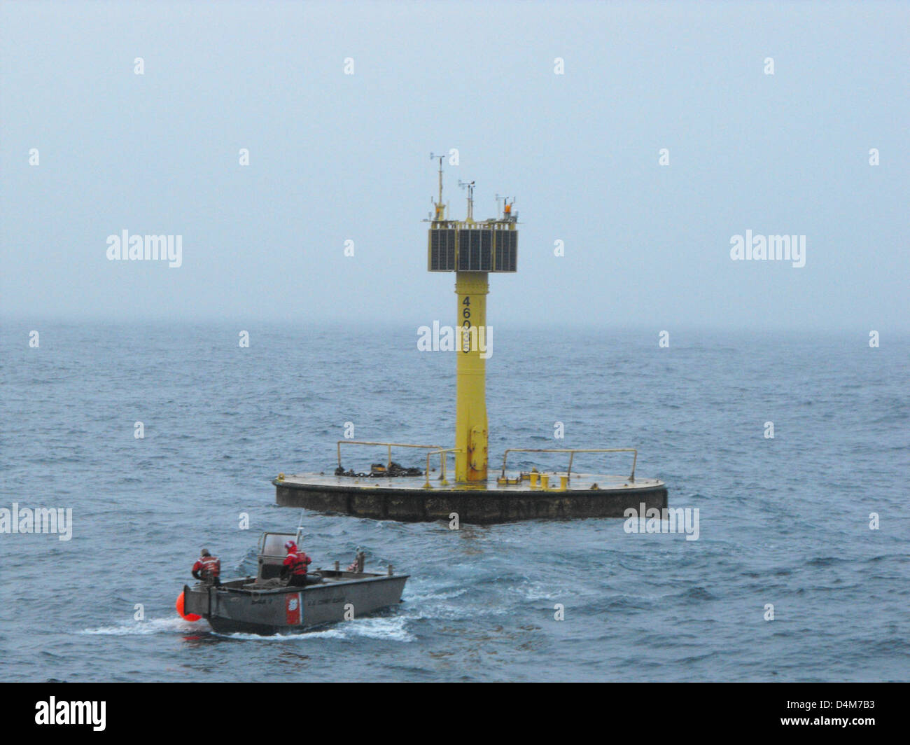 A SPAR crew approached a NOAA buoy as part of a routine mission. The ...