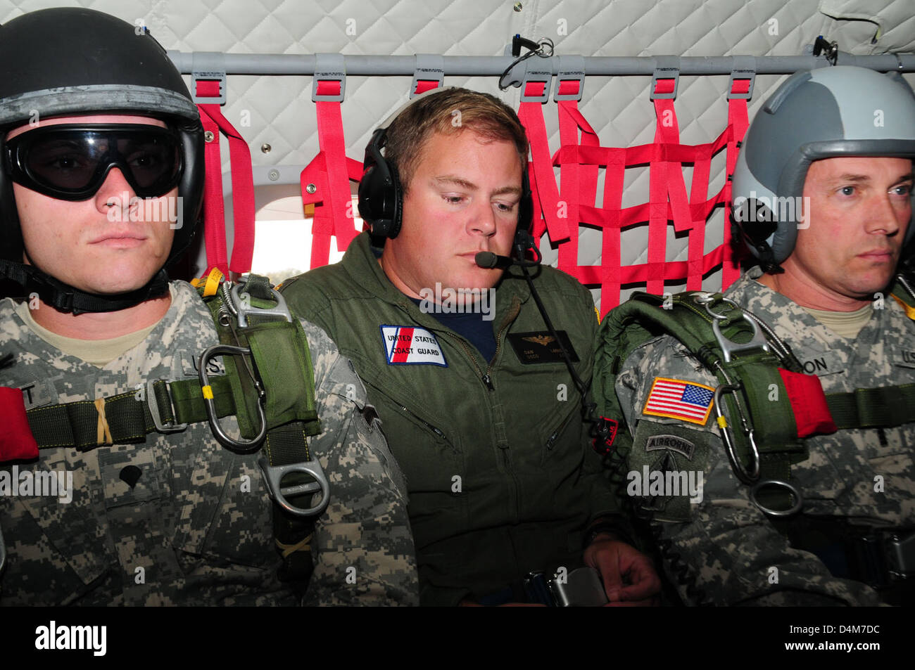 The U.S. Coast Guard and U.S. Army conduct joint training with the 7th ...