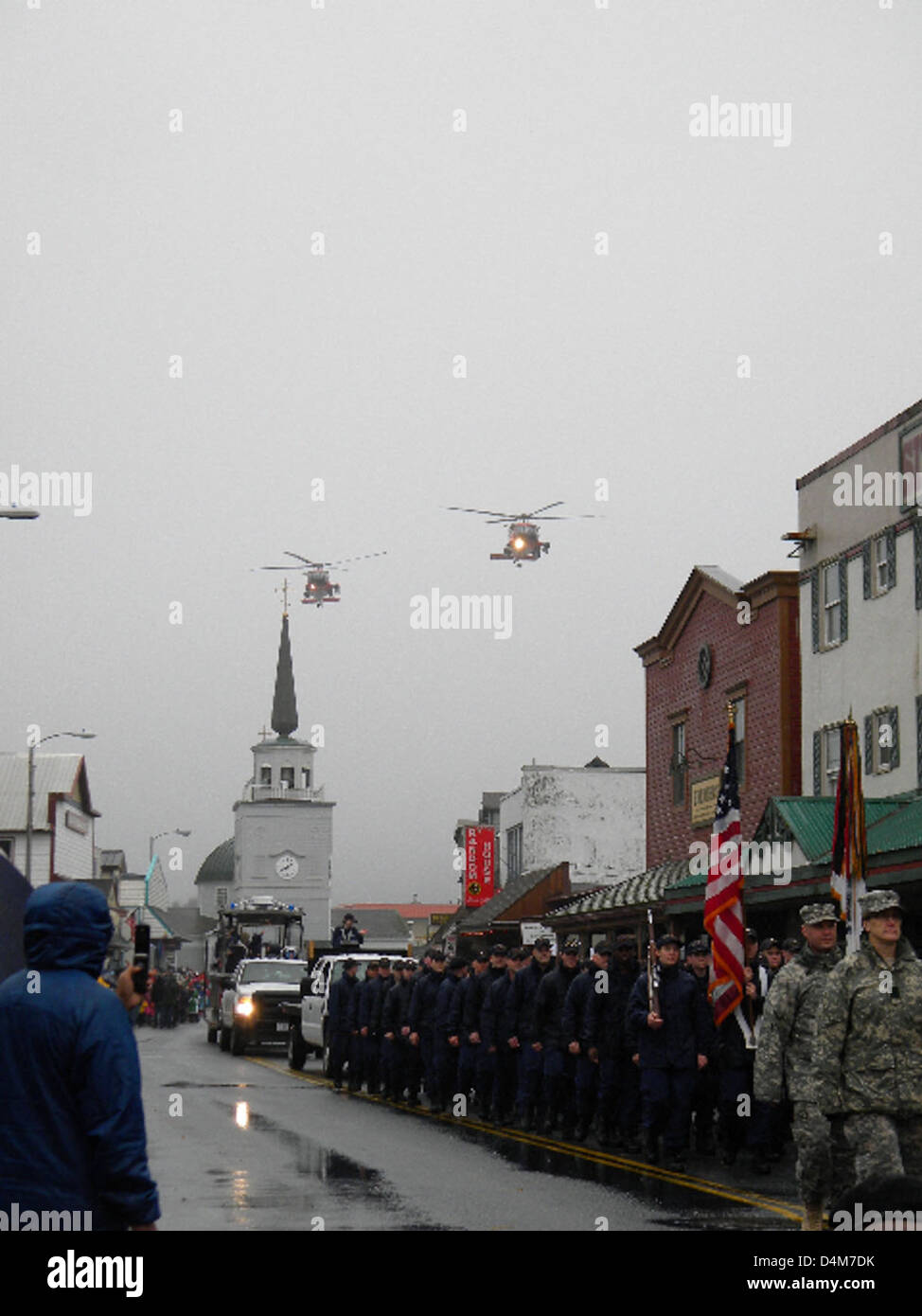 Alaska Day Sitka fly over Stock Photo - Alamy