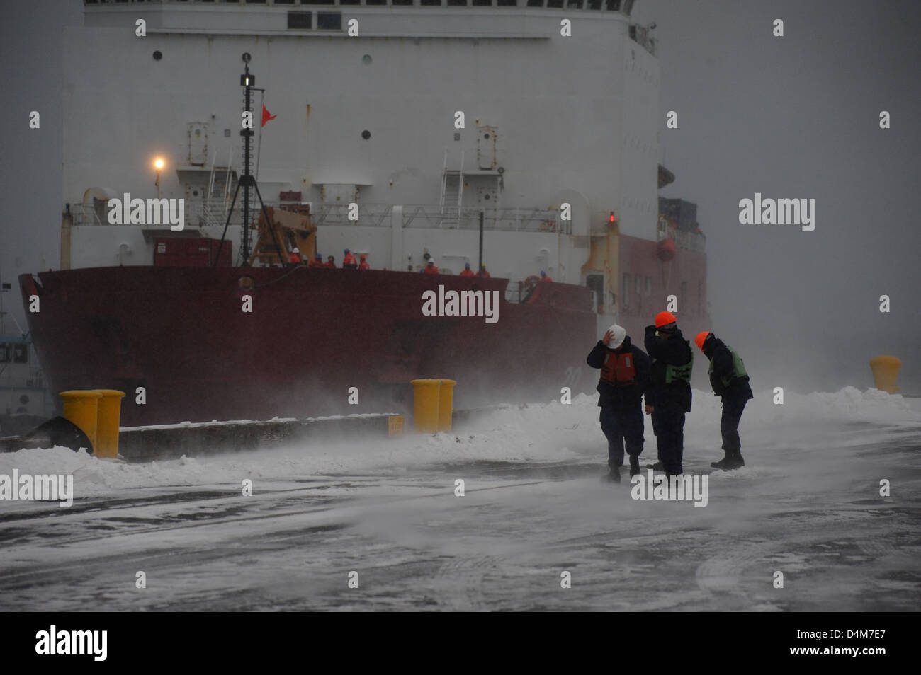 The U.S. Coast Guard Cutter Healy, an icebreaker, visited Seward ...
