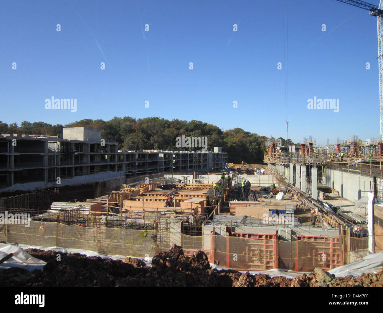 A view from the U.S. Coast Guard Headquarters, looking northward ...