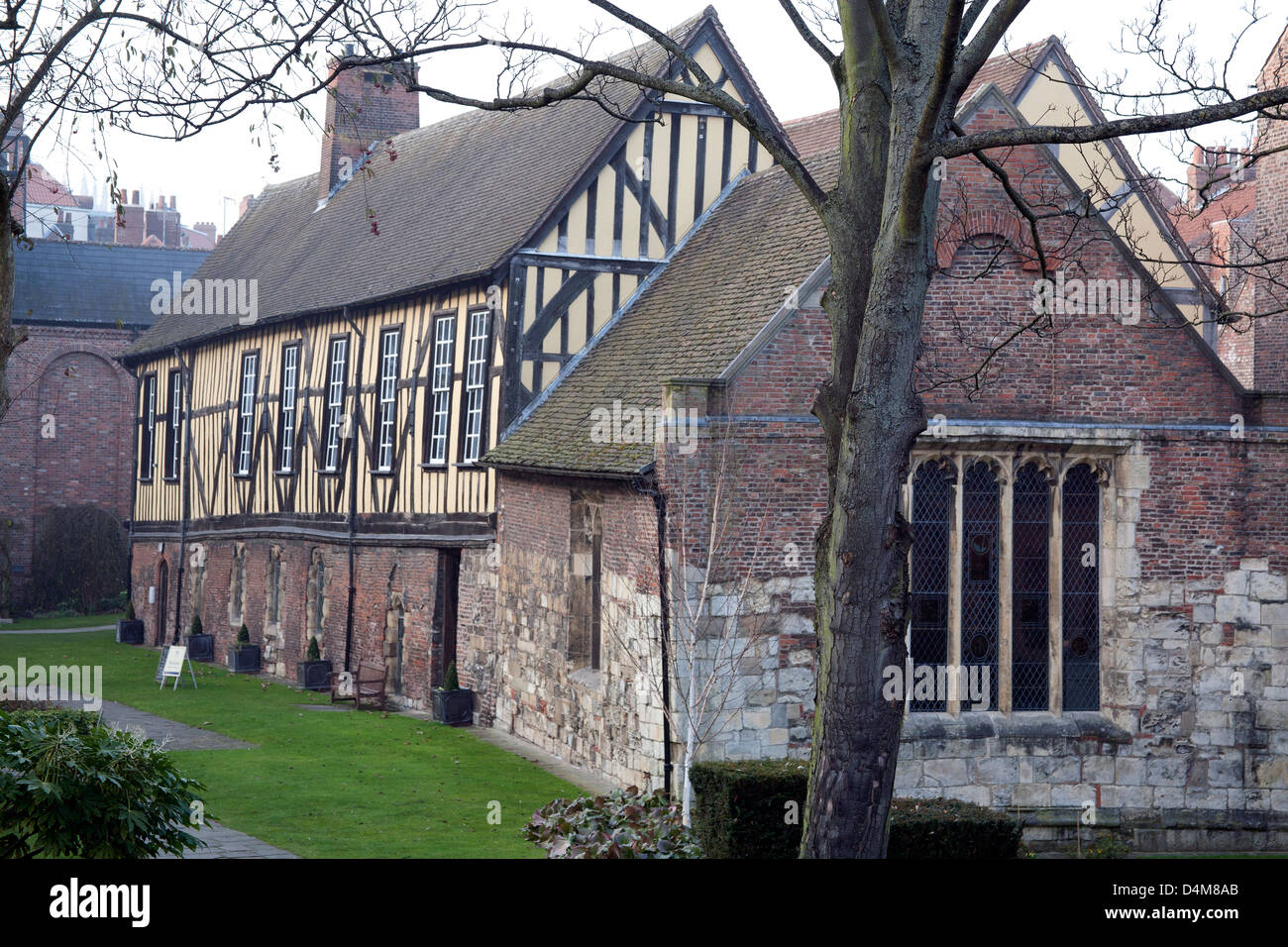 The Company of Merchant Adventurers medieval timbered hall York ...