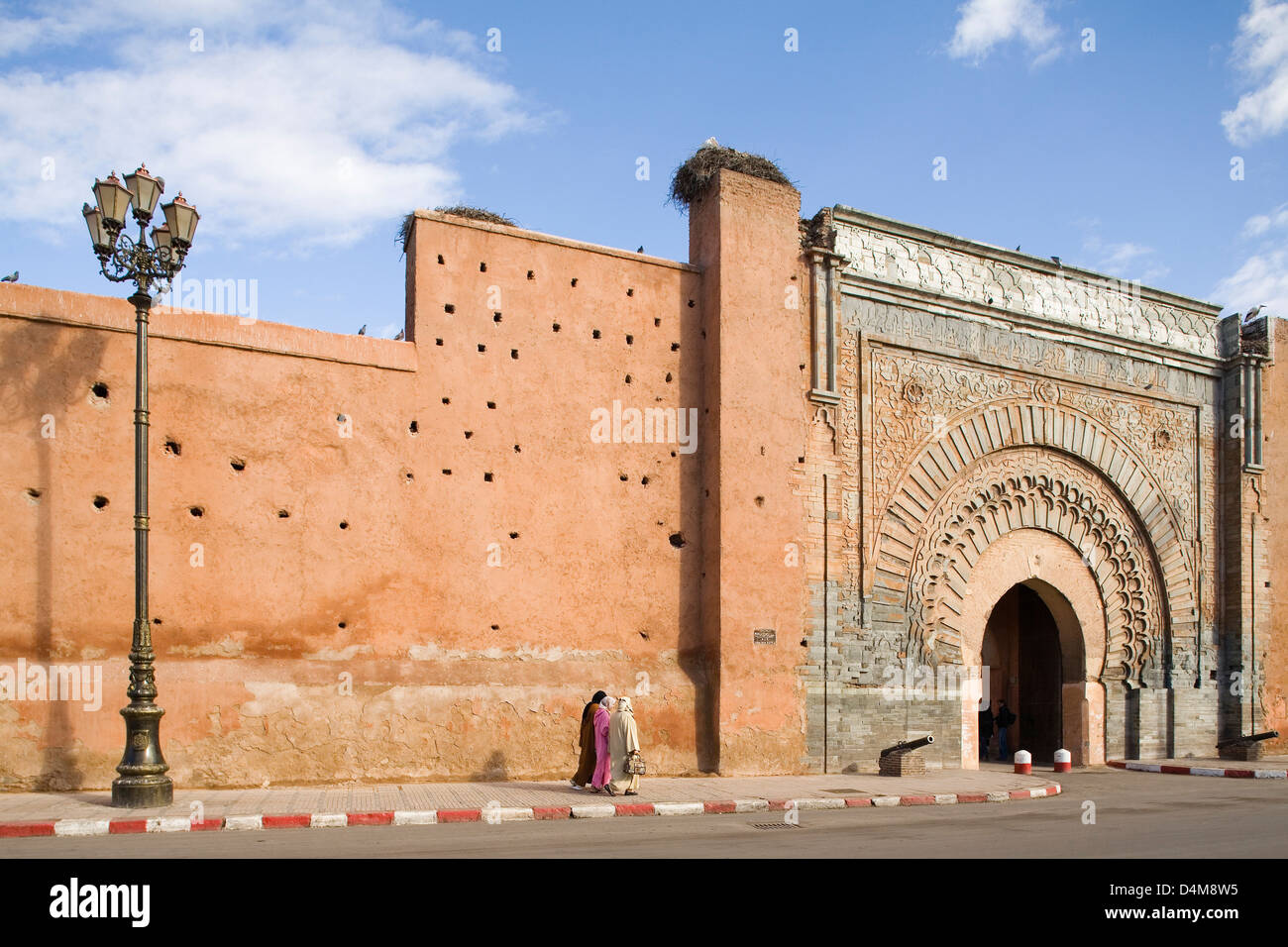 africa, morocco, marrakech, bab agnaou gate Stock Photo - Alamy