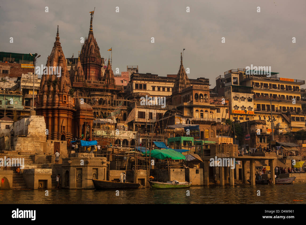 Varanasi cityscape at dawn, Uttar Pradesh, India Stock Photo - Alamy