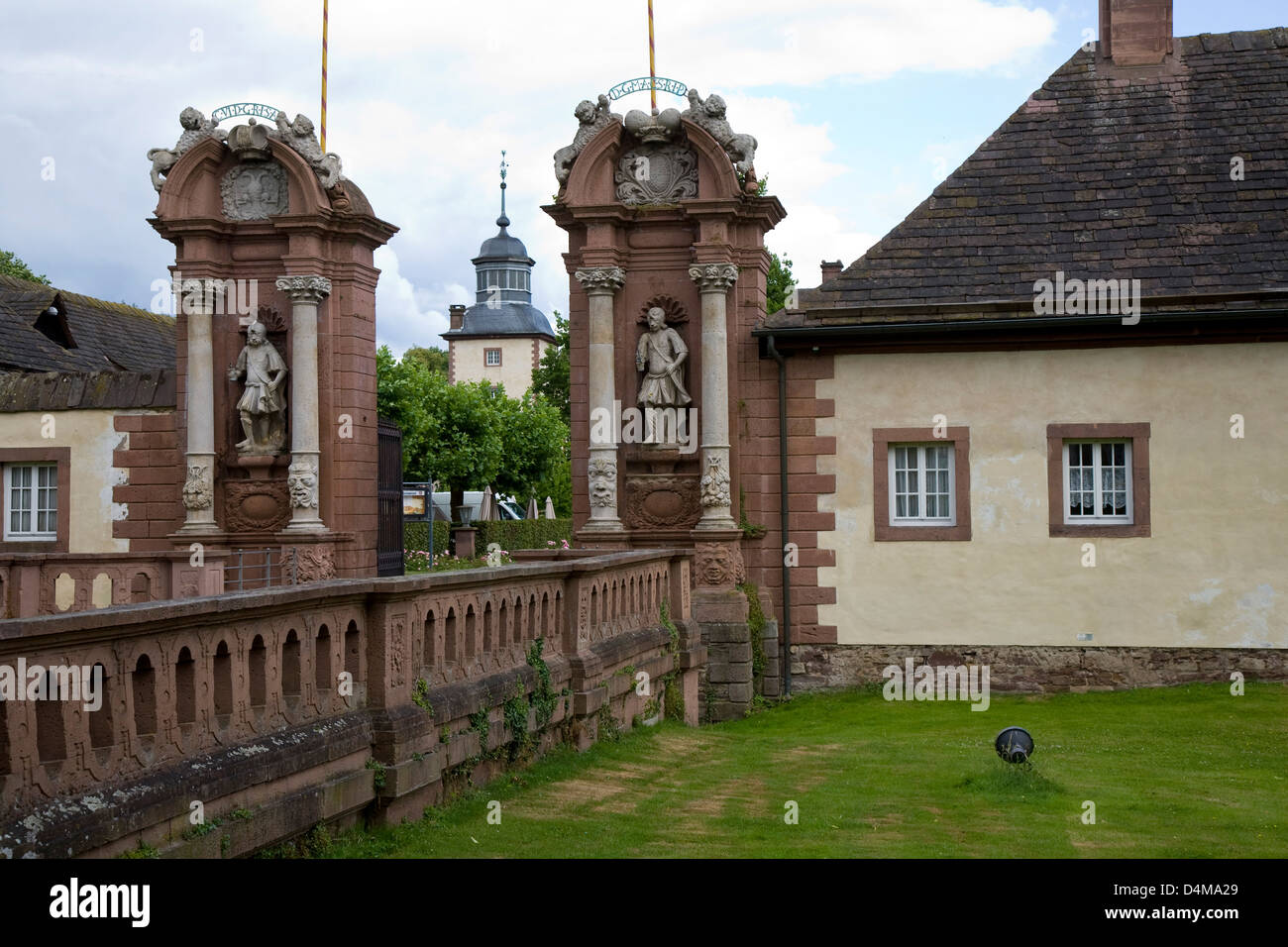 Hoexter, Germany, the gate of the monastery of Corvey Stock Photo - Alamy