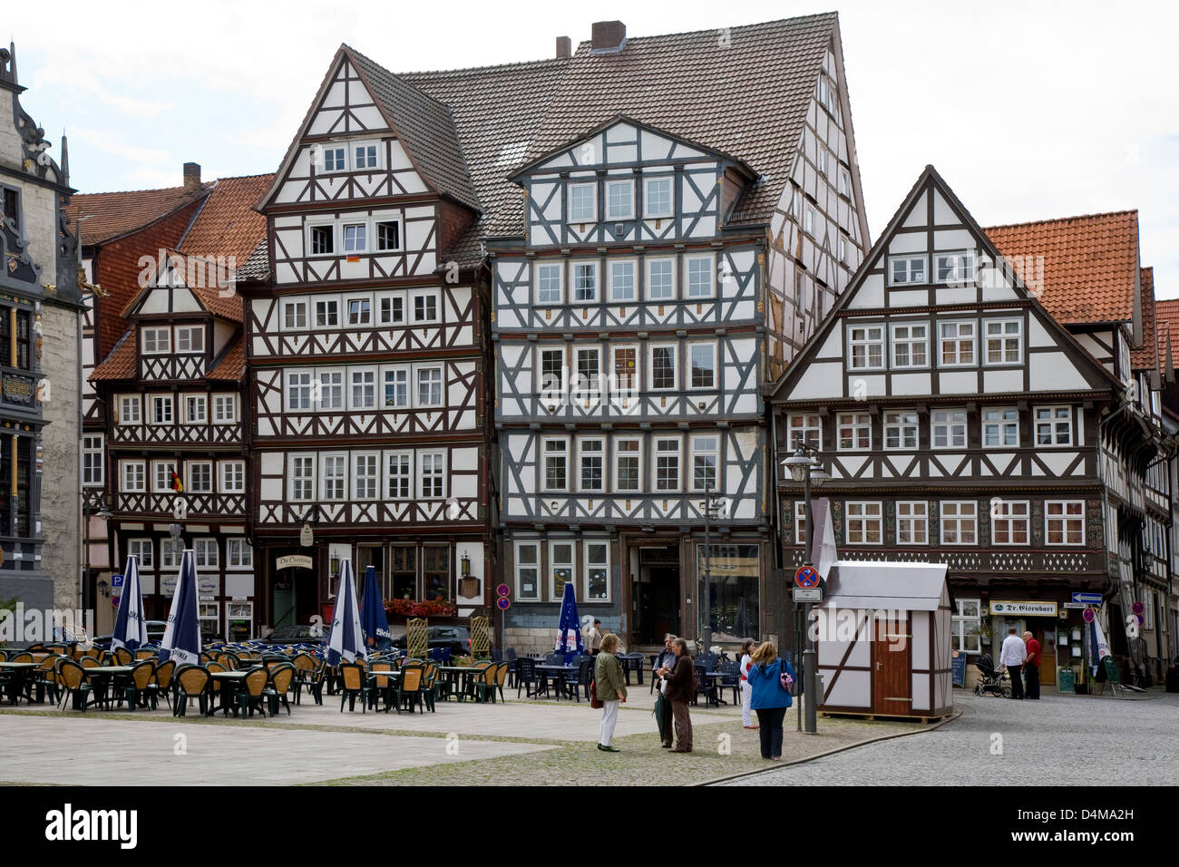 Muenden, Germany, the marketplace of Hann. Muenden Stock Photo - Alamy