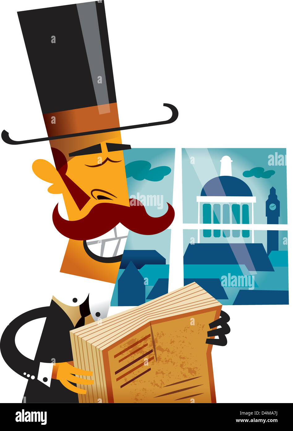 Lawyer in a top hat hi-res stock photography and images - Alamy