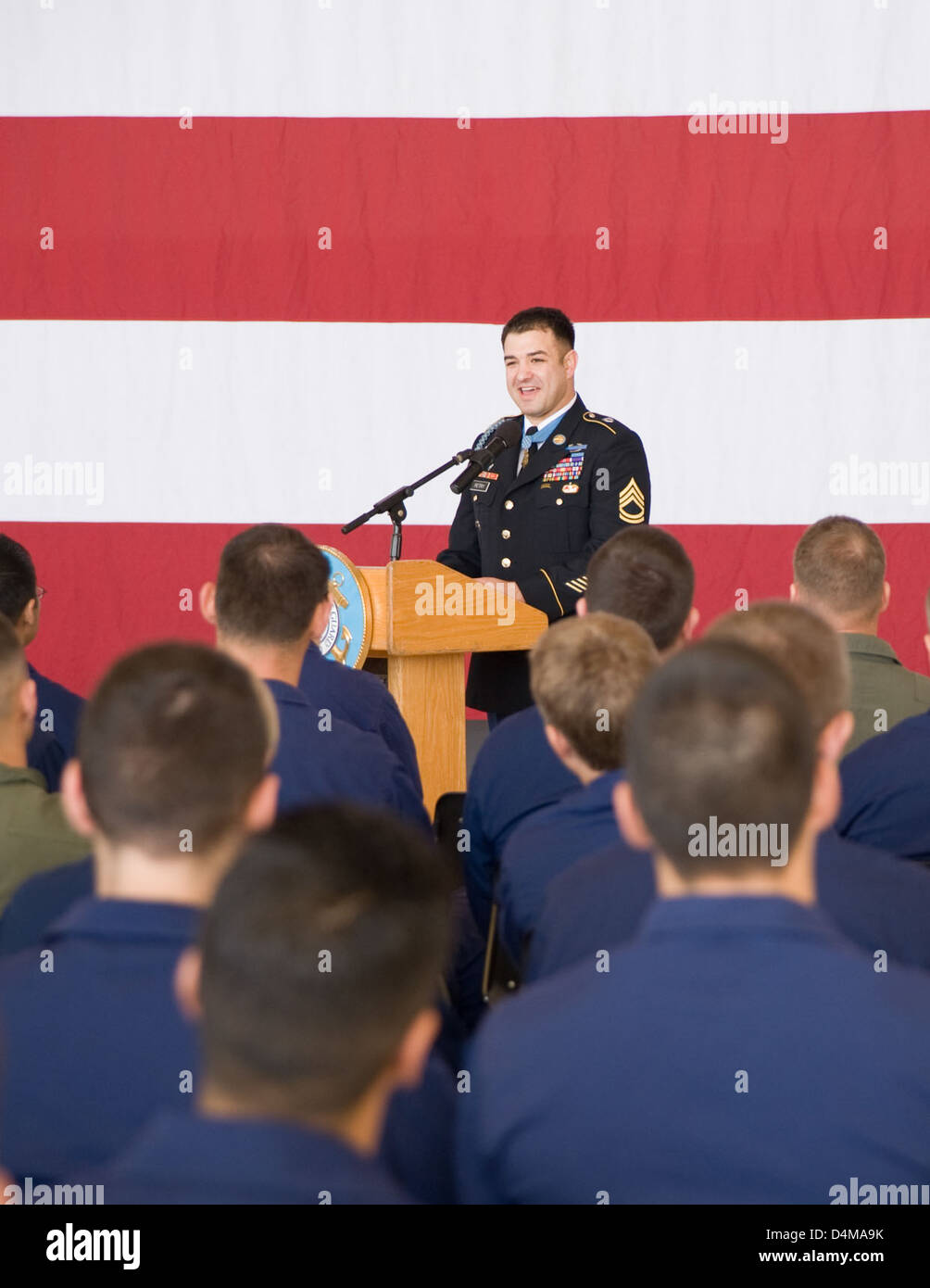 Medal of Honor recipient Sgt. 1st Class Leroy Petry visited Sector San ...