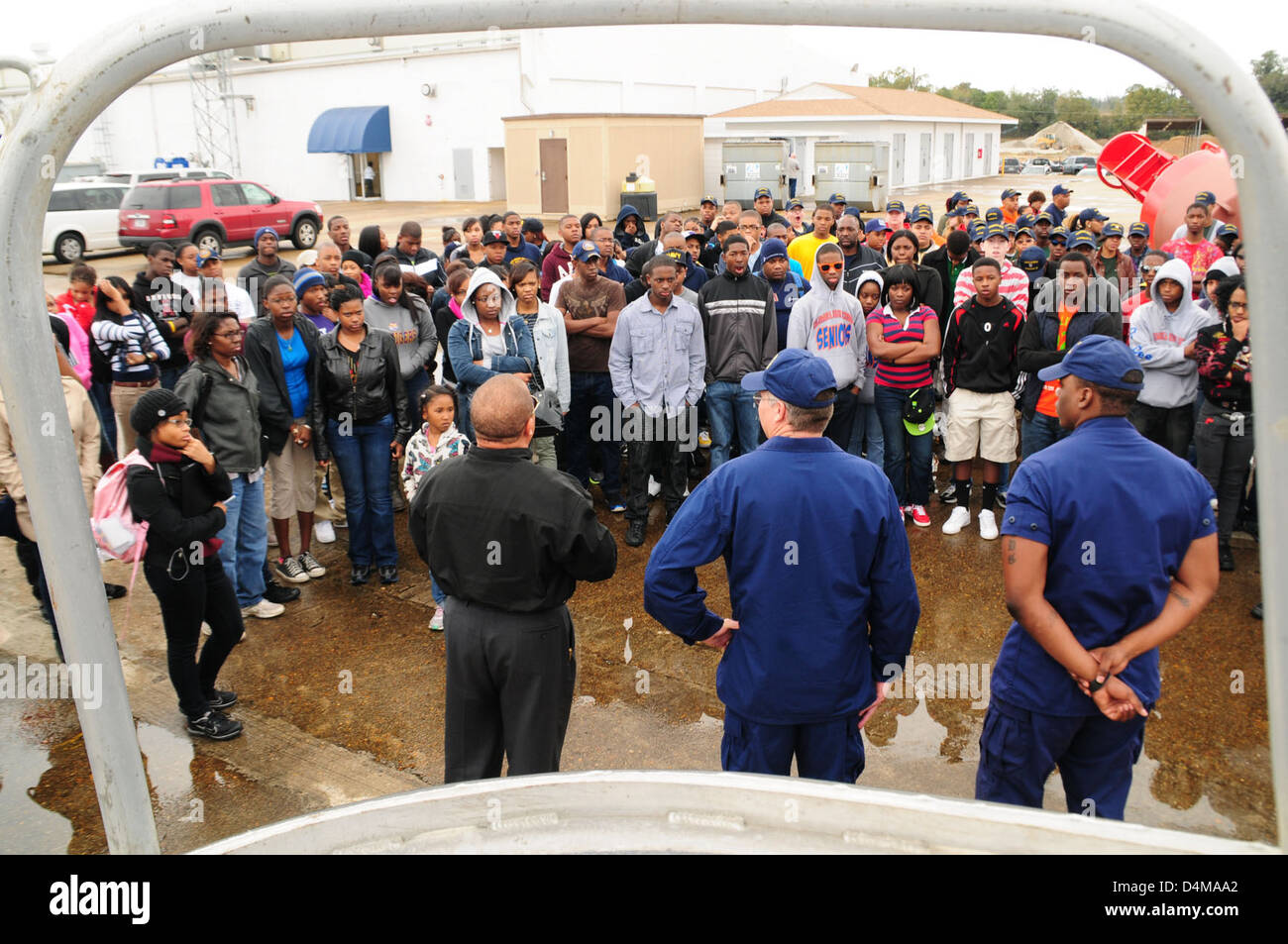 The U.S. Coast Guard hosted a JROTC tour at Sector Mobile, providing ...
