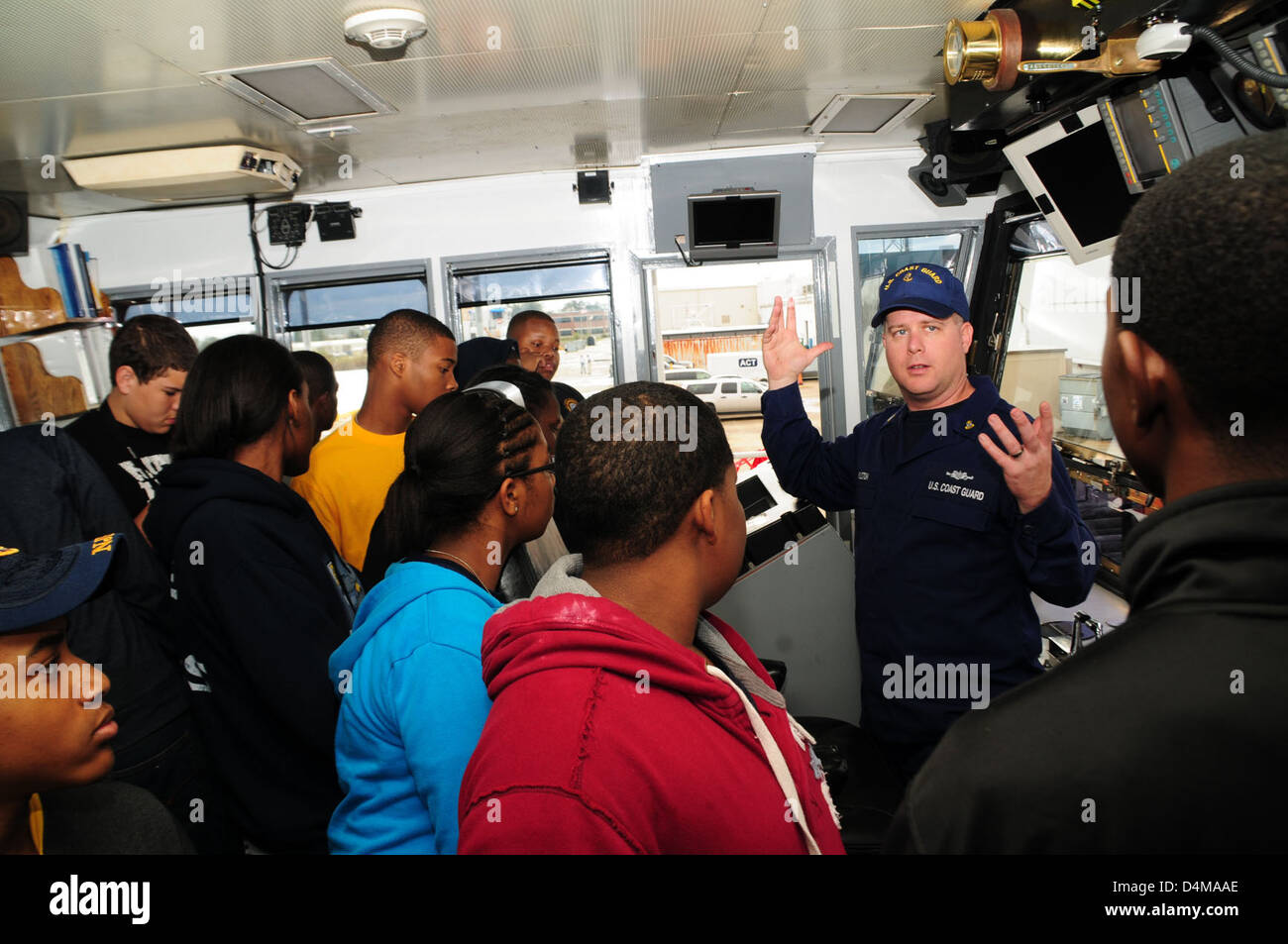 Us coast guard jrotc hi-res stock photography and images - Alamy