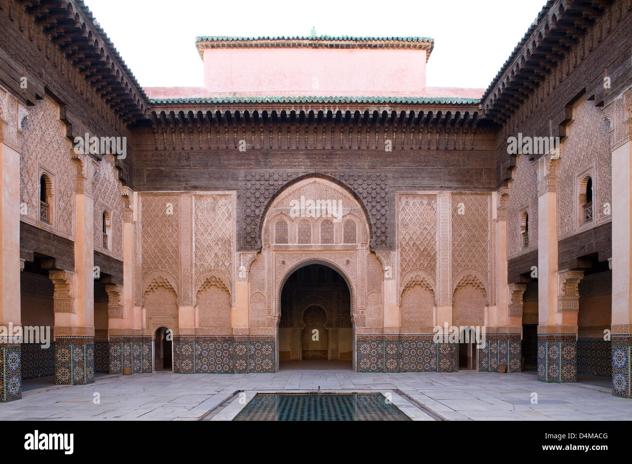 africa, morocco, marrakech, madrasa of ali ben youssef Stock Photo - Alamy