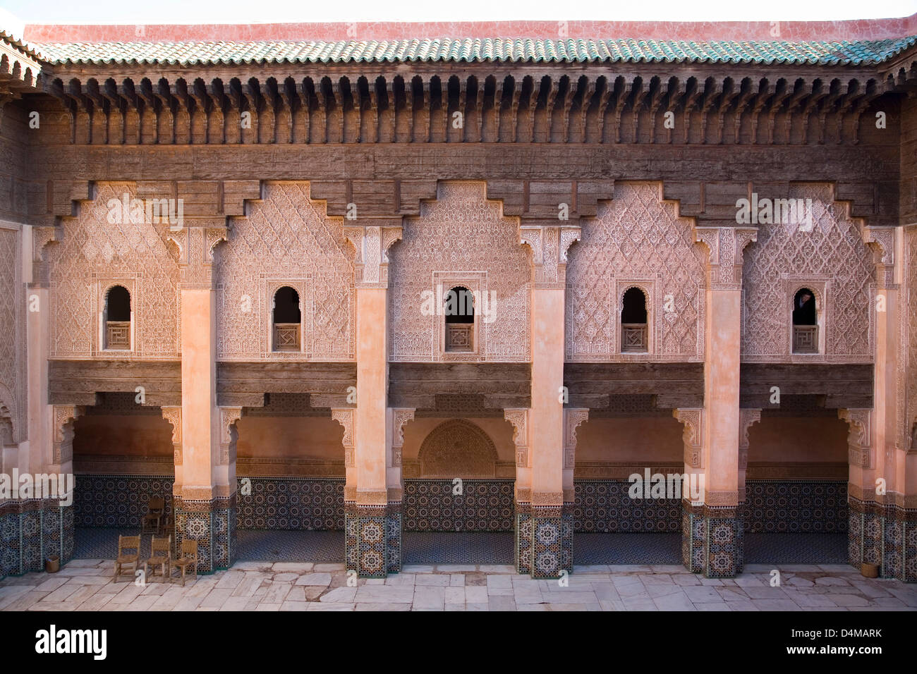 africa, morocco, marrakech, madrasa of ali ben youssef Stock Photo - Alamy