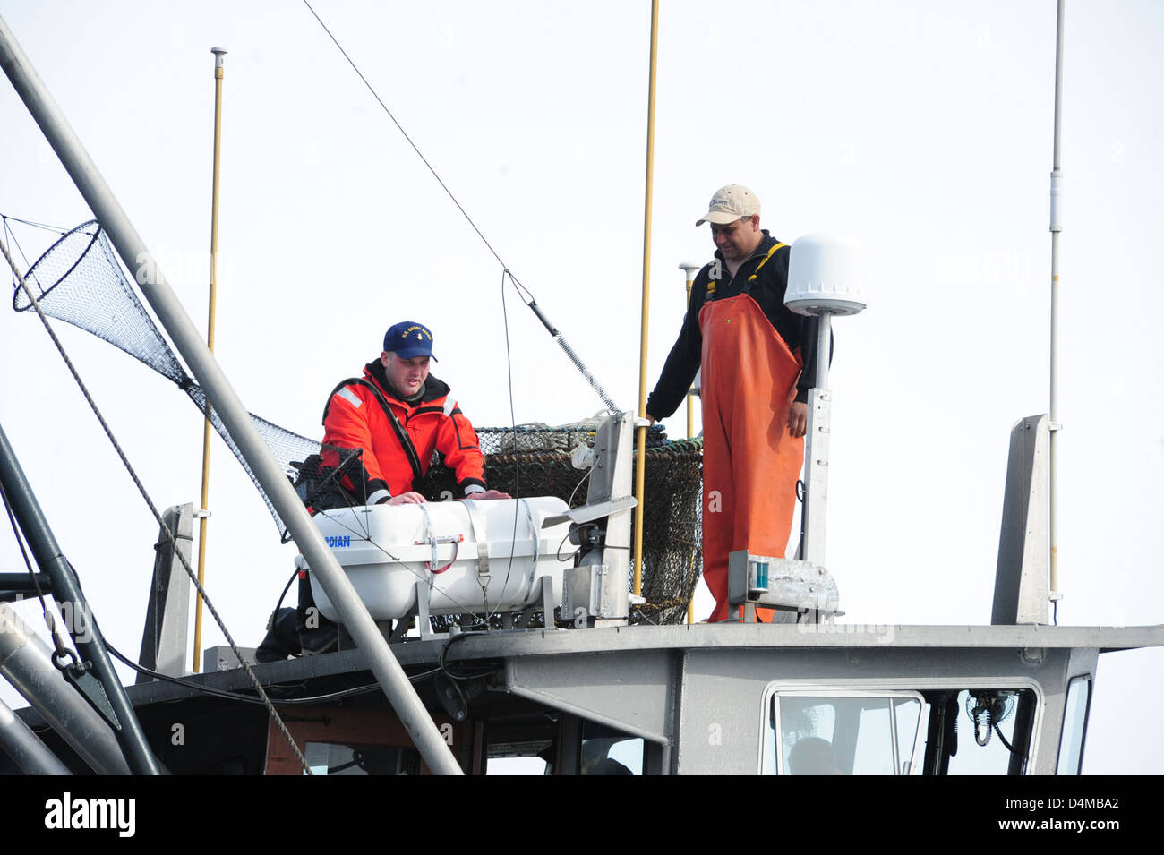 Fishing vessel safety inspection hi-res stock photography and images ...