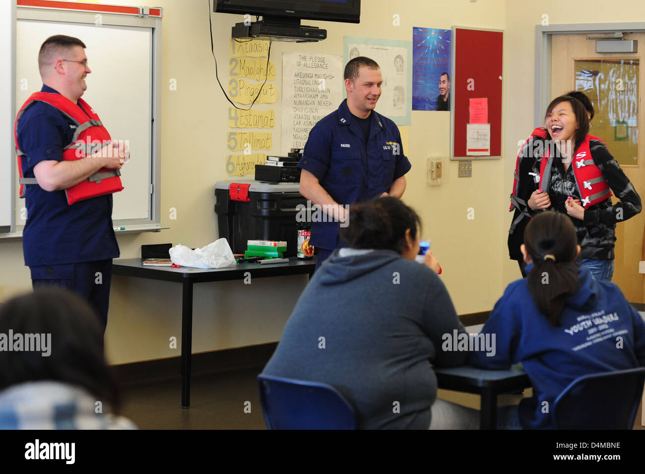 Coast Guardsmen participated in Arctic Shield 2012, teaching high ...