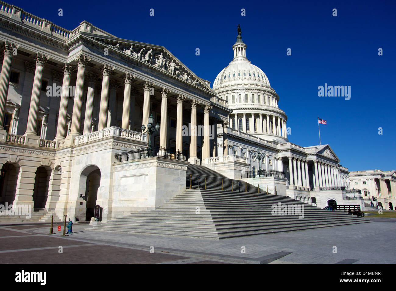 United States Capitol Building, Washington DC, House side Stock Photo ...
