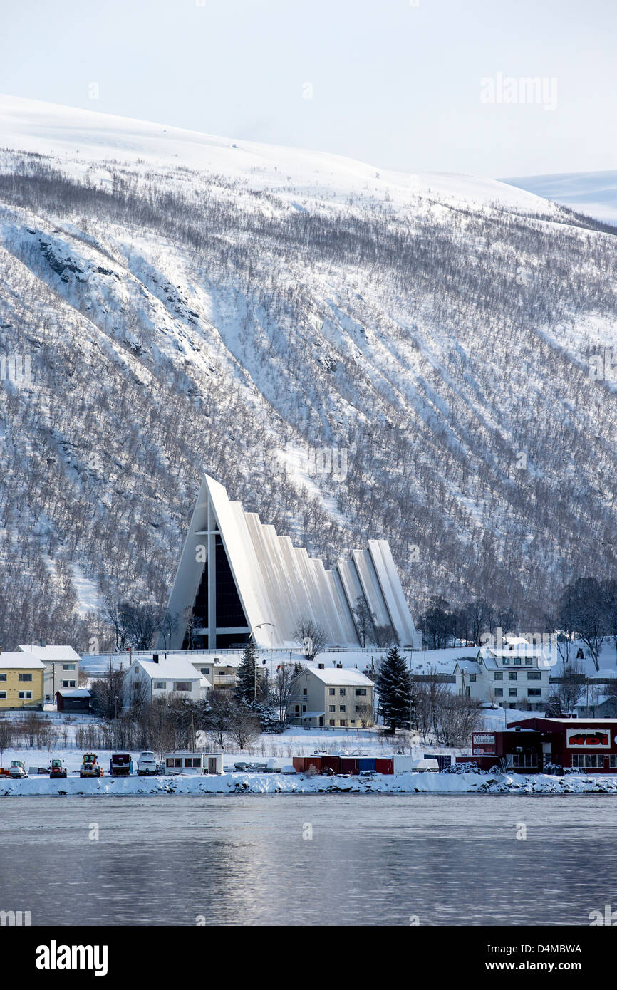 Norway tromsdalen church tromsdalen kirke hi-res stock photography and ...