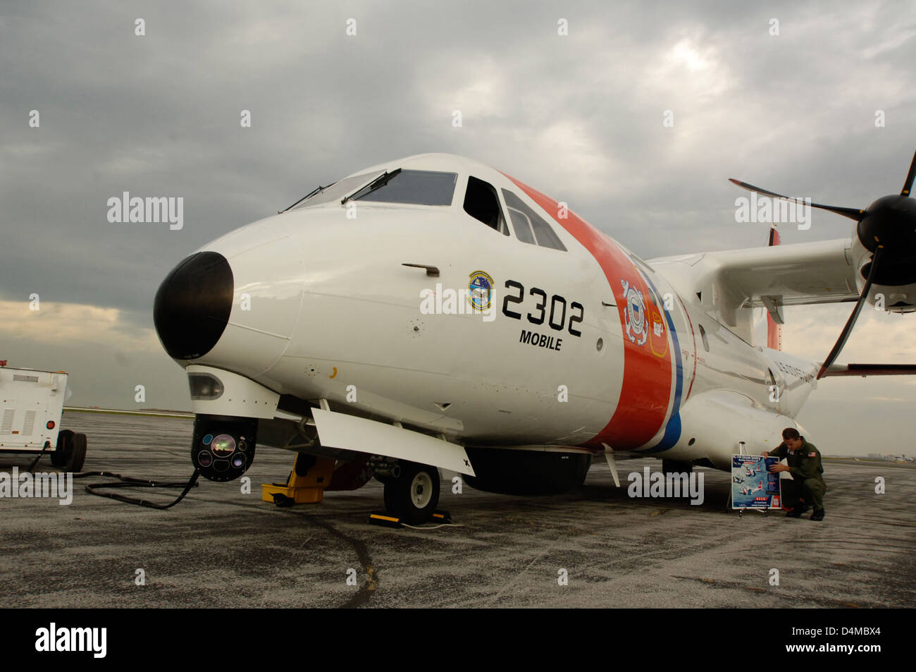 The Coast Guard HC-144A aircraft visited Cleveland, Ohio for a ...