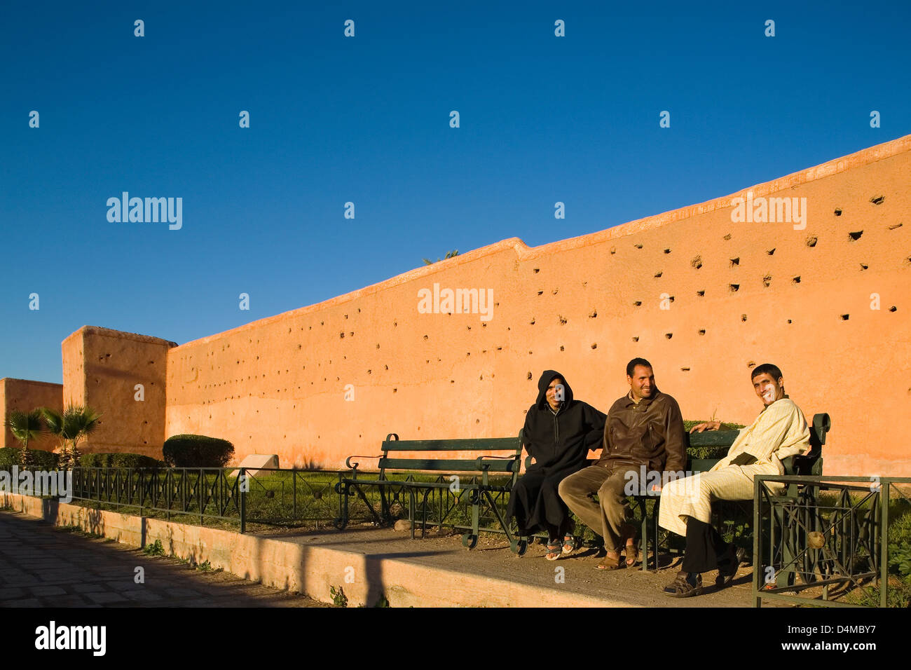 africa, morocco, marrakech, ancient walls Stock Photo - Alamy