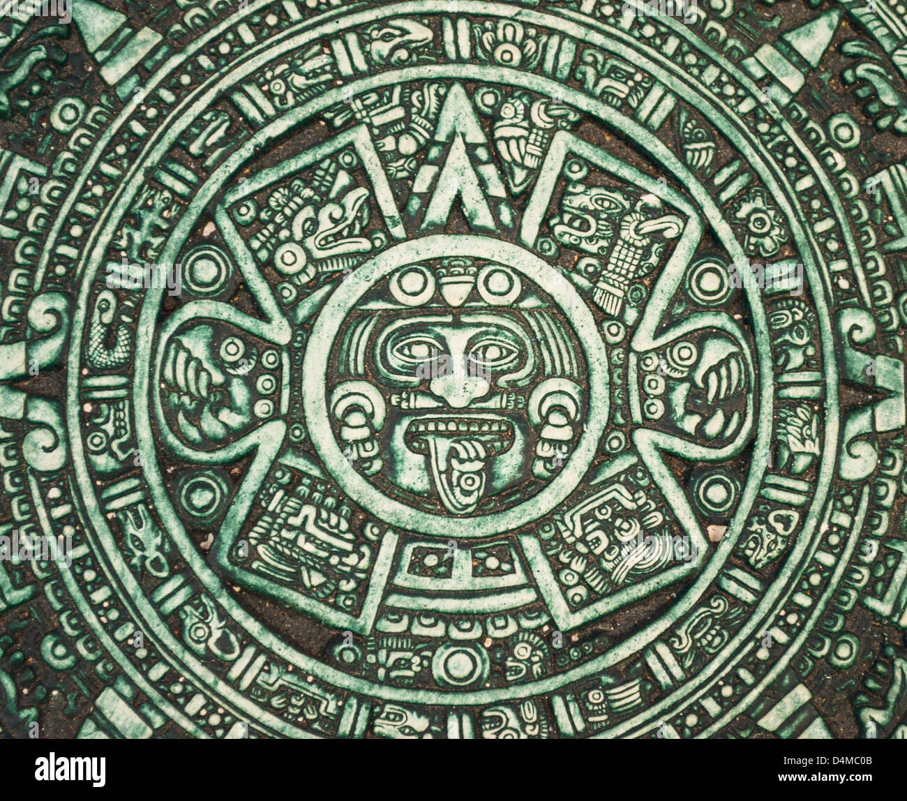 Aztec sun pattern hi-res stock photography and images - Alamy