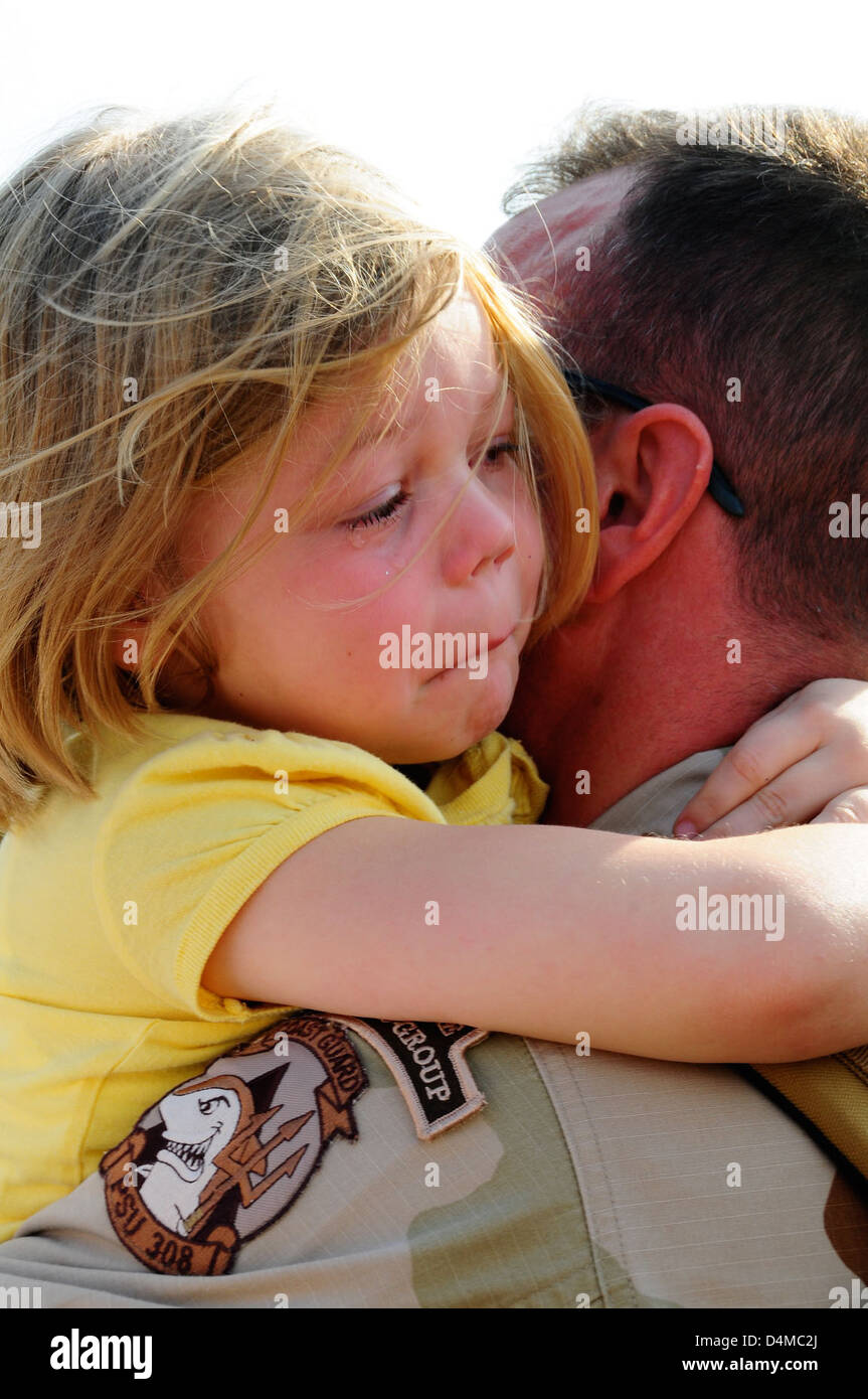 A heartfelt homecoming hug at the MS USA facility in Gulfport marks the ...
