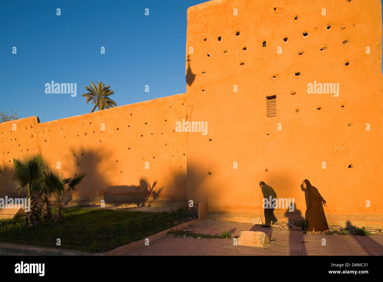 africa, morocco, marrakech, ancient walls Stock Photo - Alamy