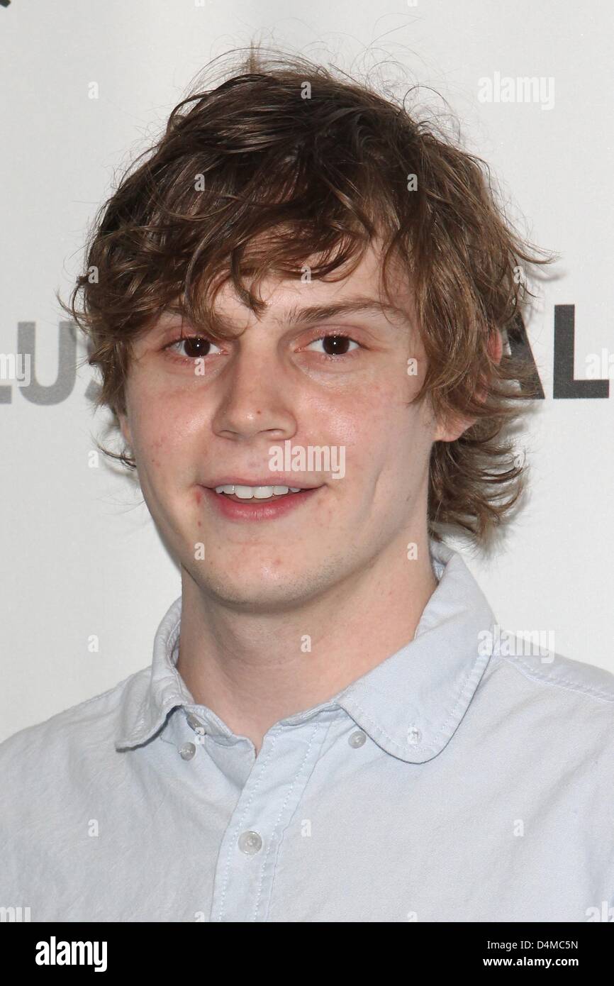 Los Angeles, California, U.S. March 15, 2013. Evan Peters arrives at ...