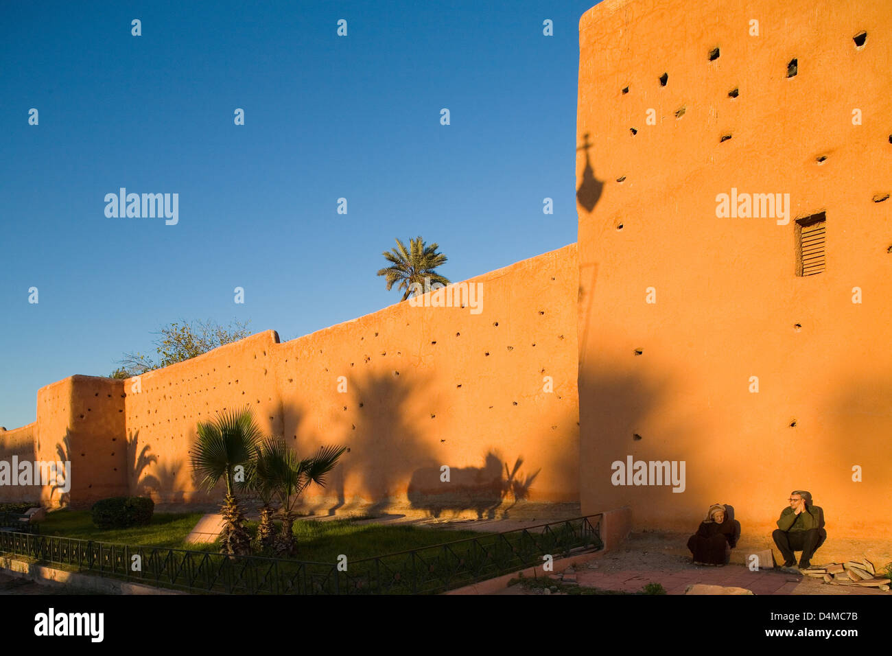 africa, morocco, marrakech, ancient walls Stock Photo - Alamy
