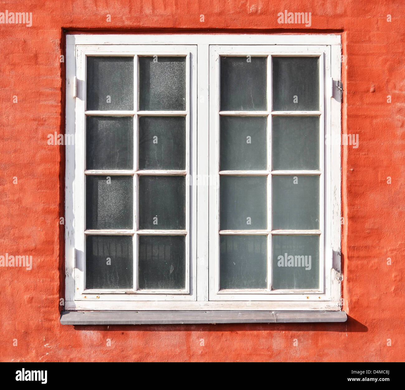 Traditional house window in Copenhagen - Denmark Stock Photo - Alamy