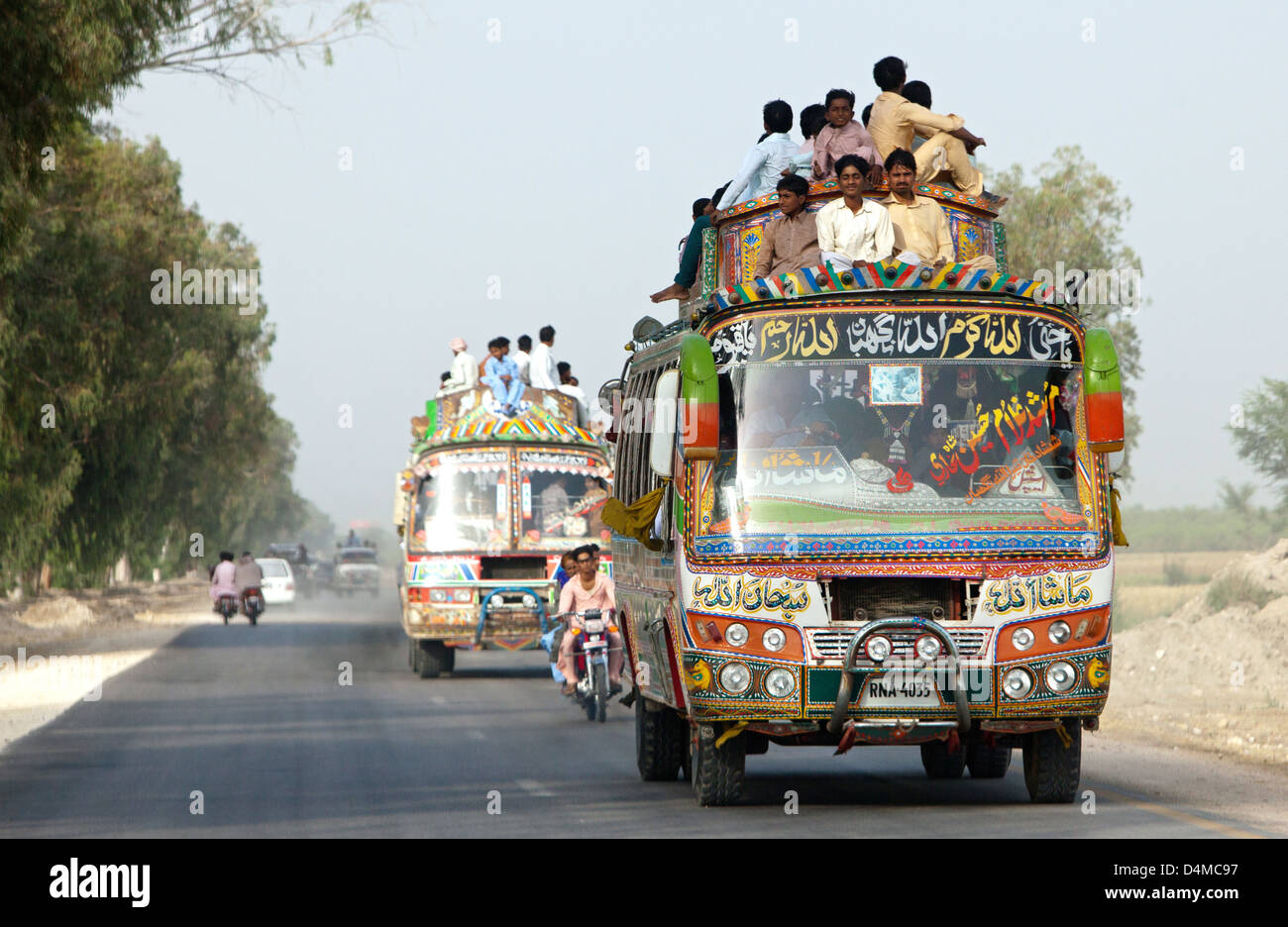Pakistan People On Bus High Resolution Stock Photography and Images - Alamy