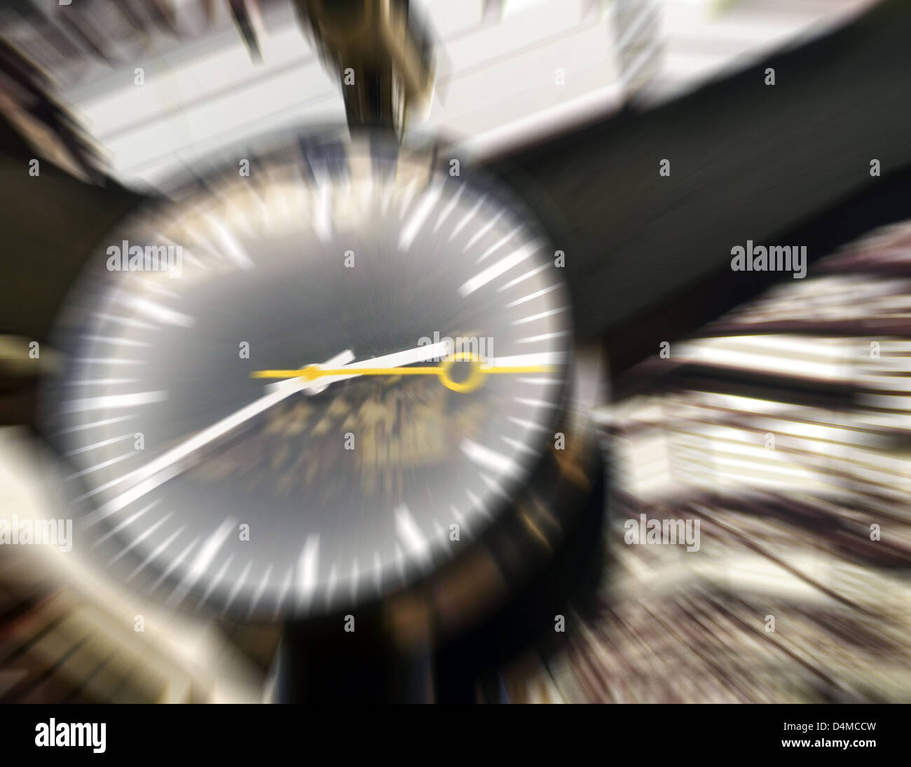 Clock hands blur hi-res stock photography and images - Alamy
