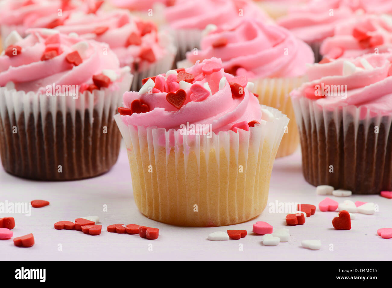 Close up cupcakes frosting sprinkles hi-res stock photography and ...