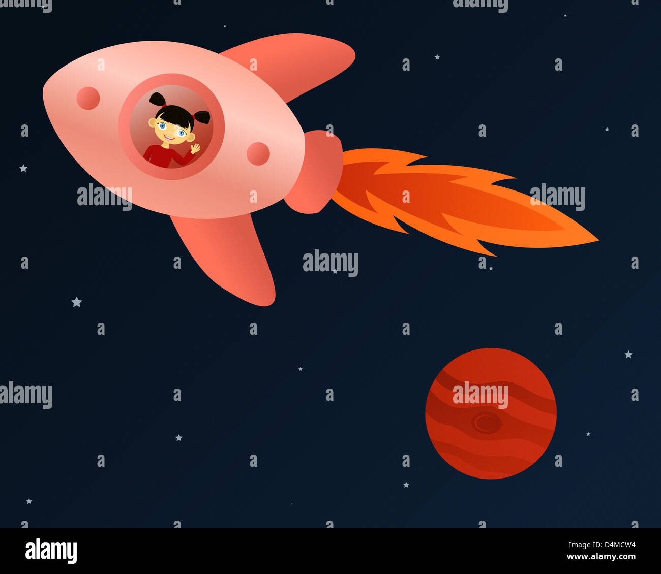 Child Travel Rocket High Resolution Stock Photography and Images - Alamy