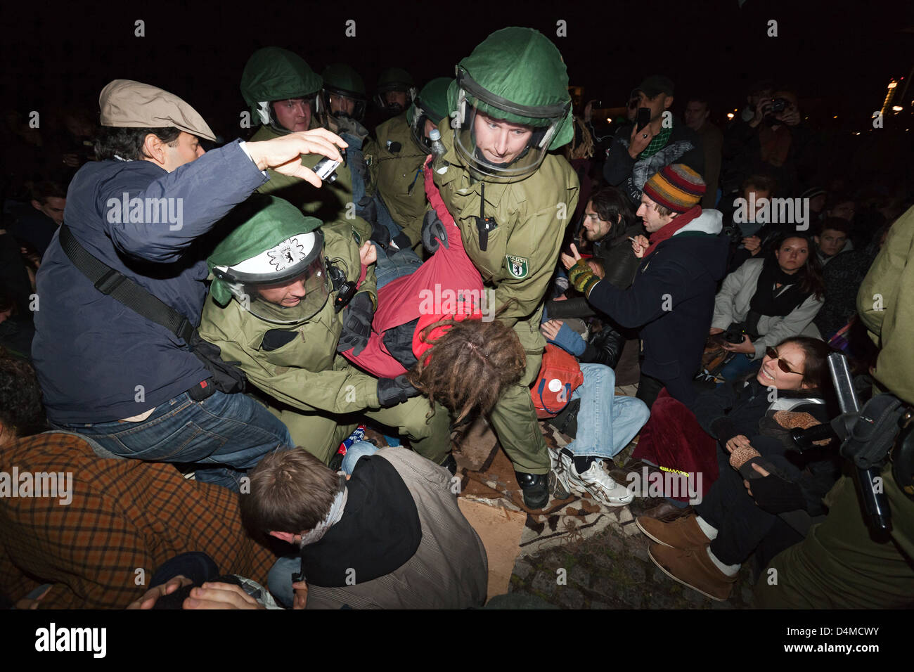 Berlin, Germany, Occupy movement in front of the Reichstag Stock Photo ...