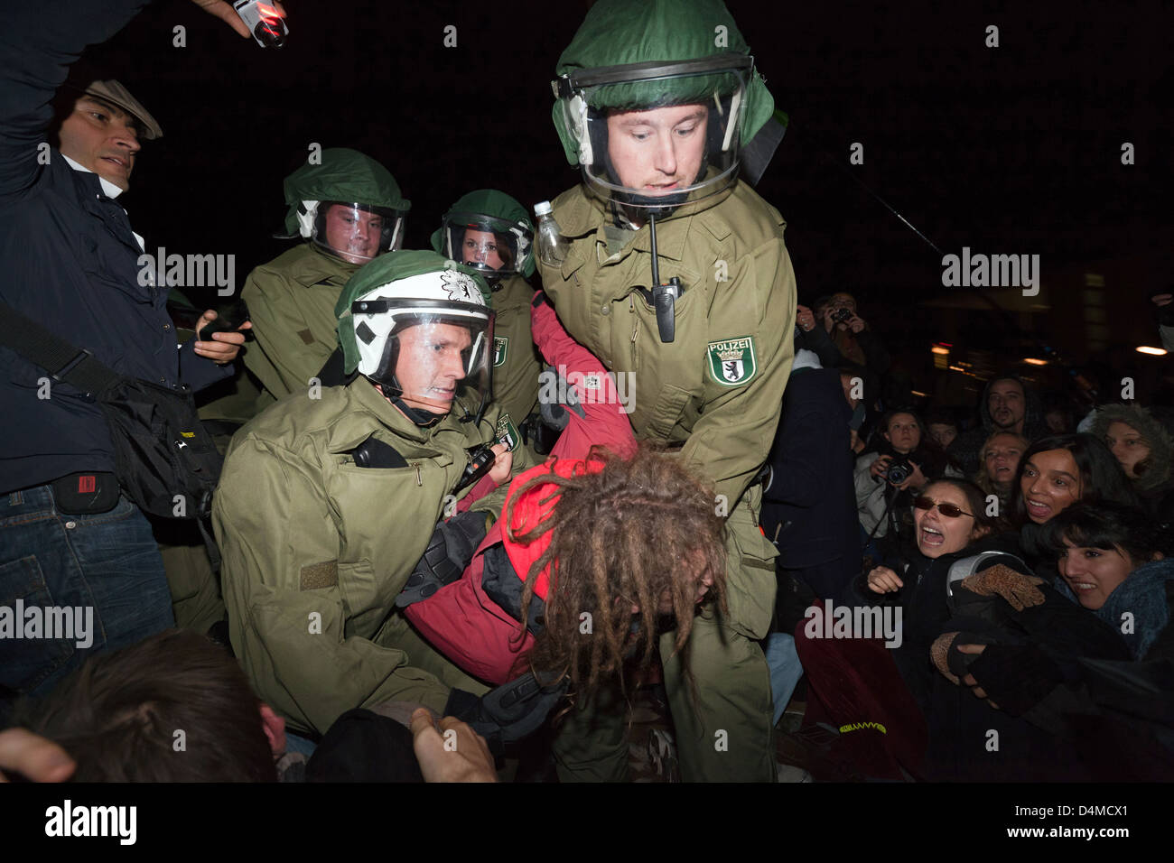 Berlin, Germany, Occupy movement in front of the Reichstag Stock Photo ...