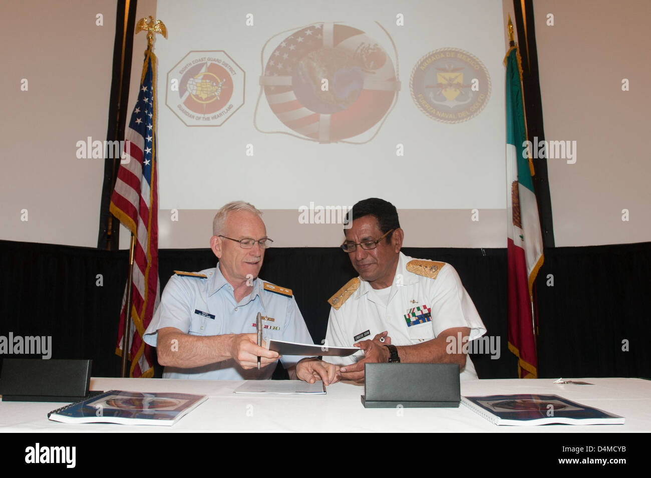 Commander coast guard first district hi-res stock photography and ...